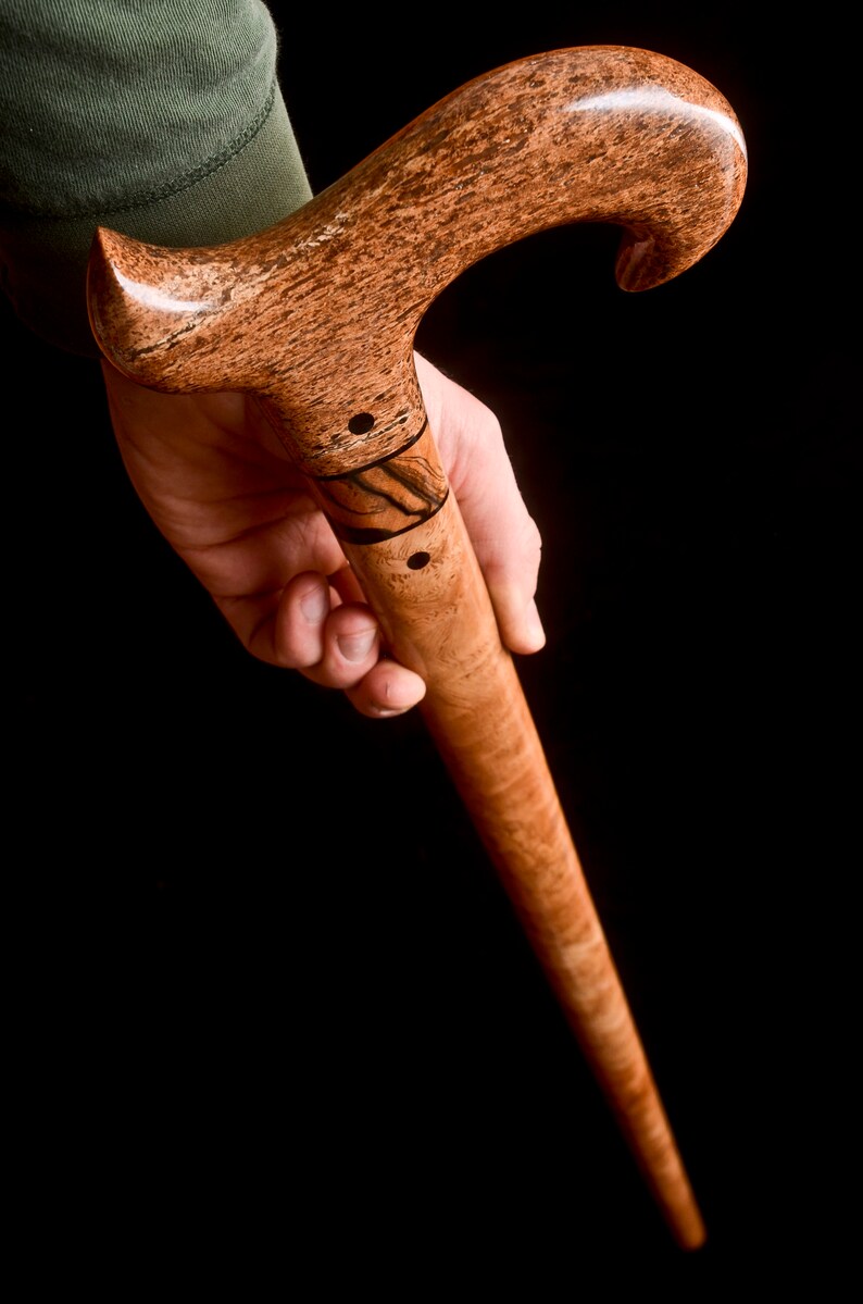 Steller's Sea Cow Bone Cane With Ebony Walking Stick - Etsy