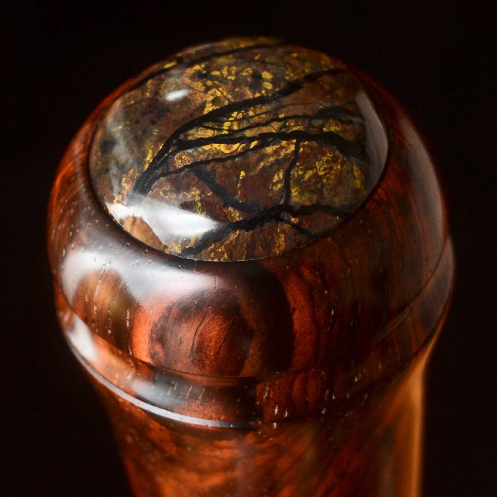 Walking Stick in Cocobolo Bocote and Jasper Walking Stick - Etsy