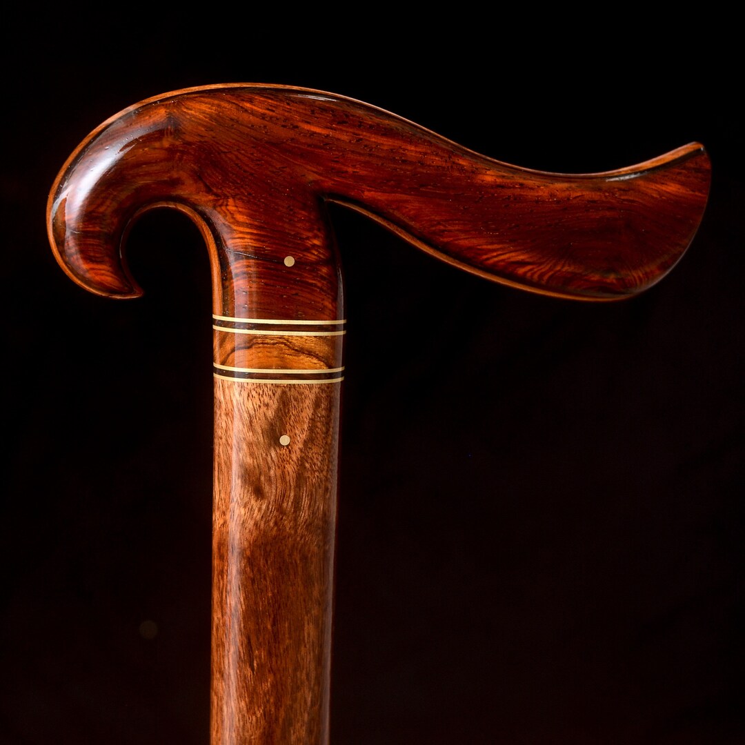 Handmade Bird Cane in Rosewood and Ironwood Walking Stick, Gift Idea ...