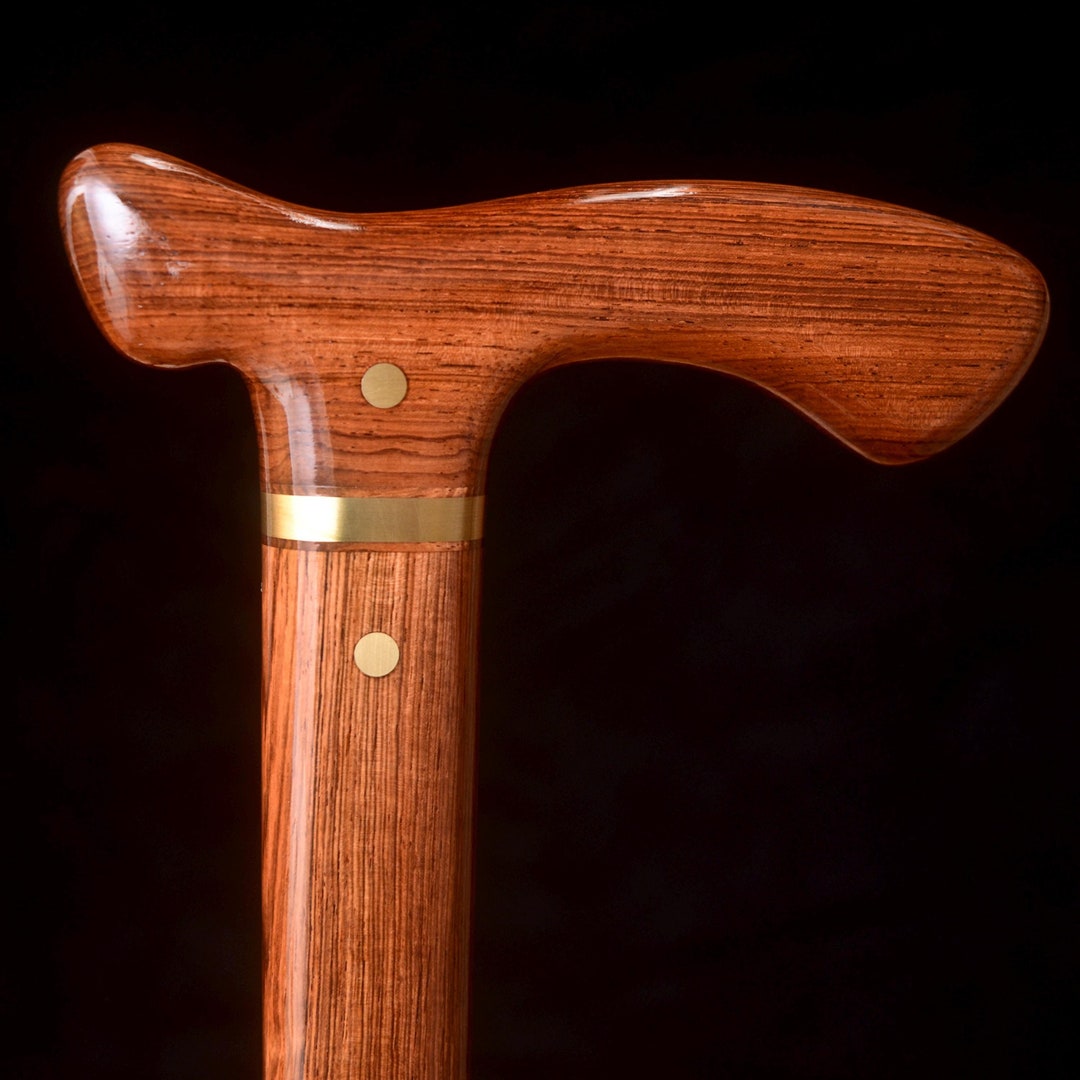 Handmade Walking Cane in Honduran Rosewood - Etsy