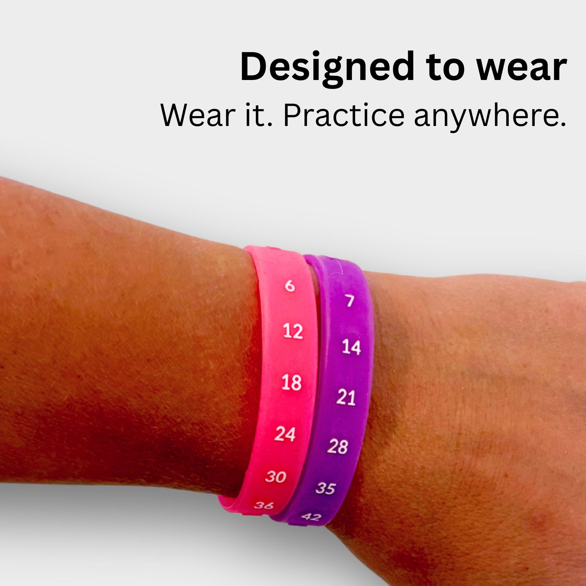 Multiplication Wristbands for Kids | Skip Counting Bracelet Set 2-12 ...