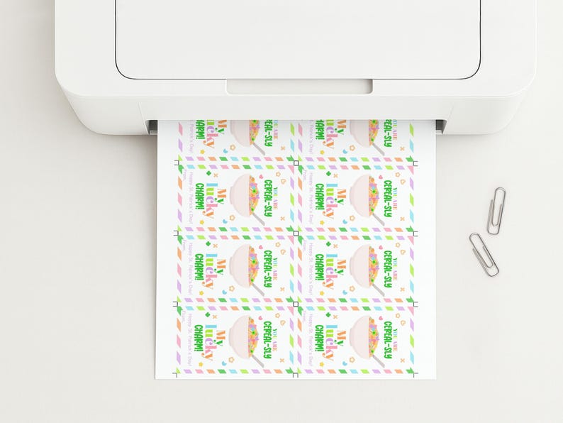 You’re Cereal-sly My Lucky Charm Tag, St Patrick's Day Gift Tag ...