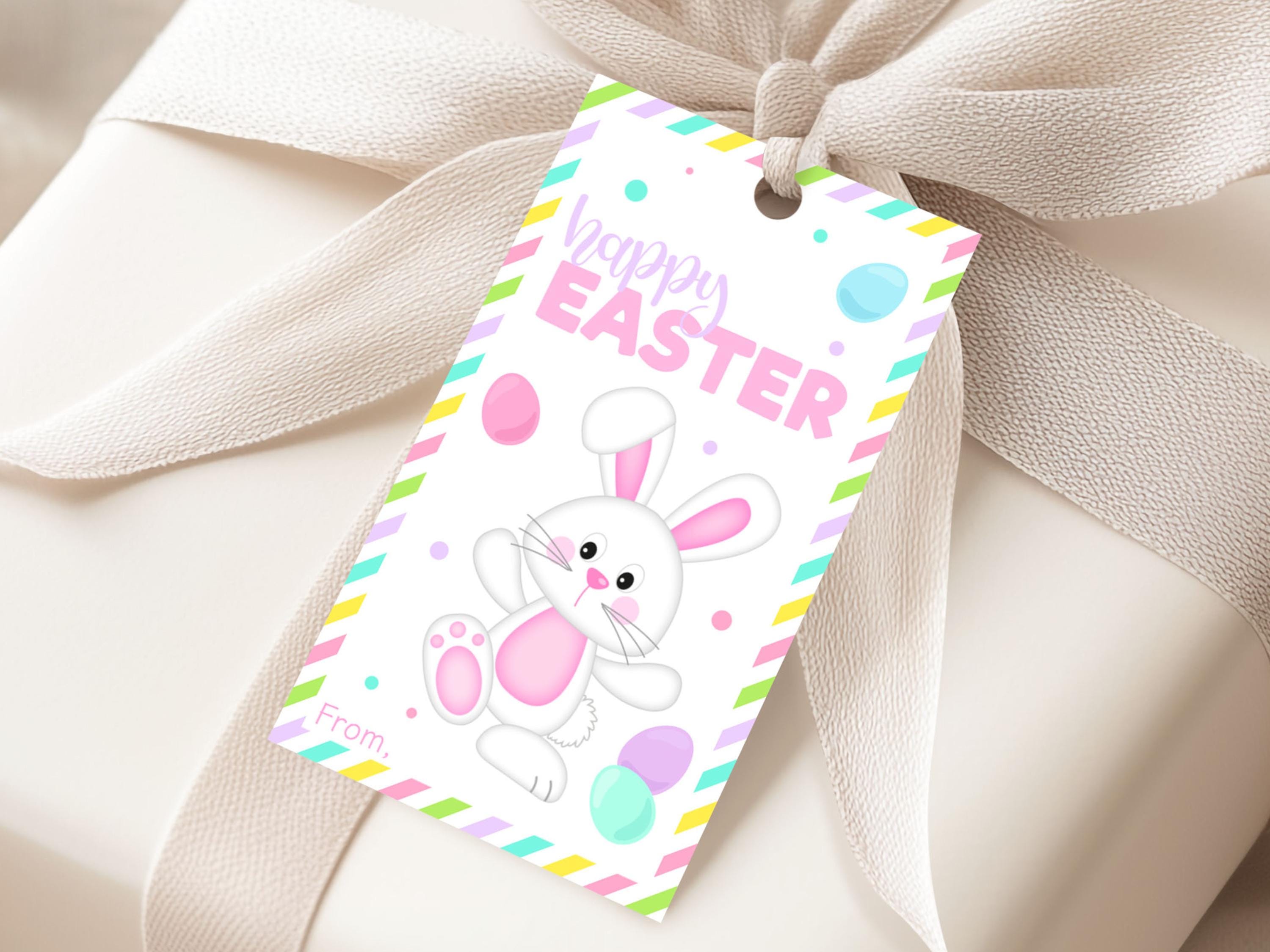 Printable Easter Gift Tag, Easter Party Favor Treat Tag, Easter ...