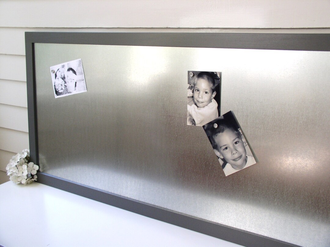 Framed Sheet Metal, HUGE Conference Room Office Bulletin Board ...