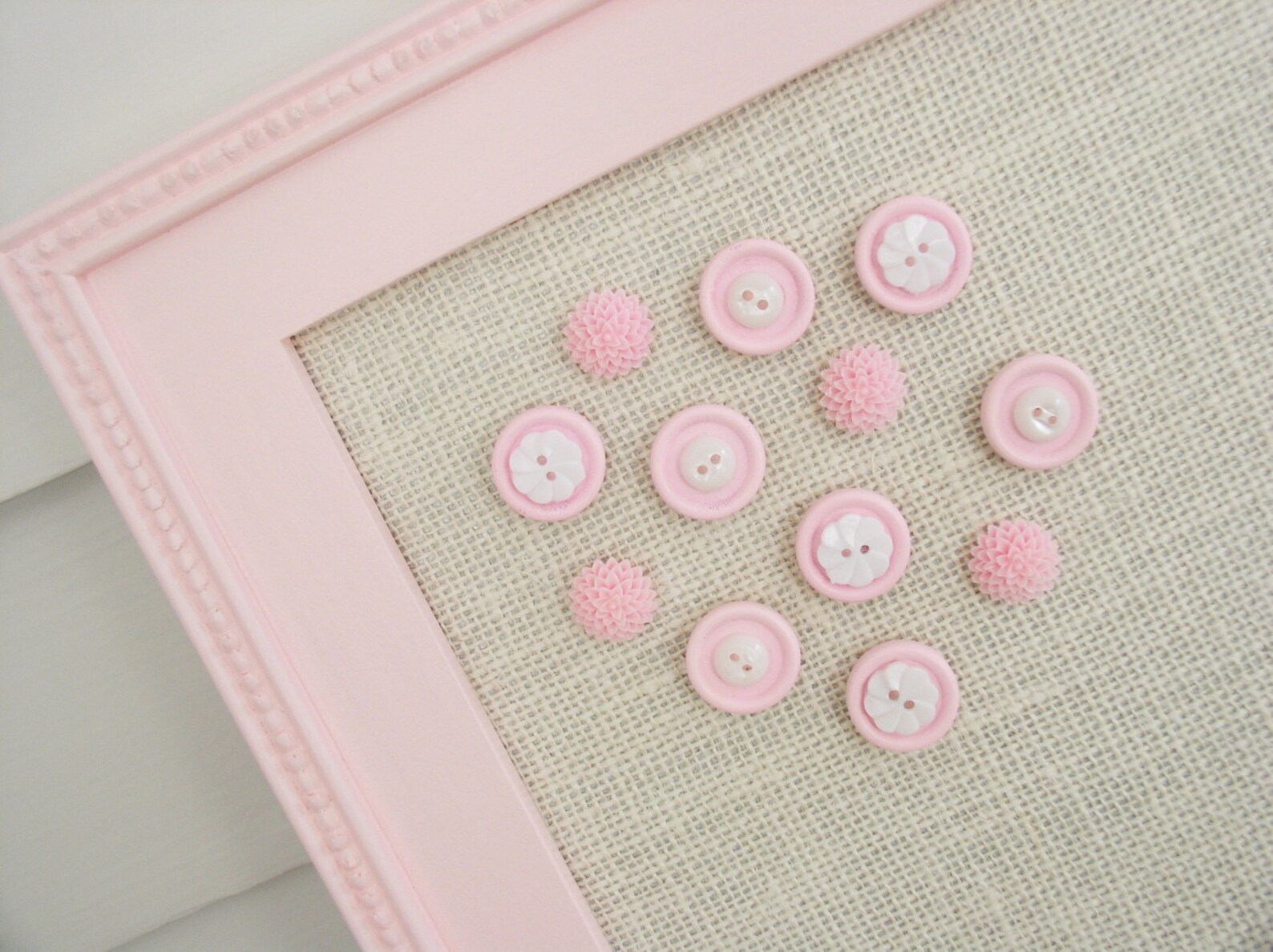 Pink Button Magnets Set of 12 Extra STRONG Magnets in - Etsy