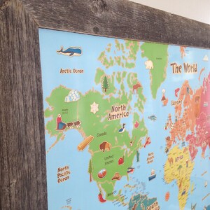 MAGNETIC World or US Map Dry Erase Bulletin Board United States ...