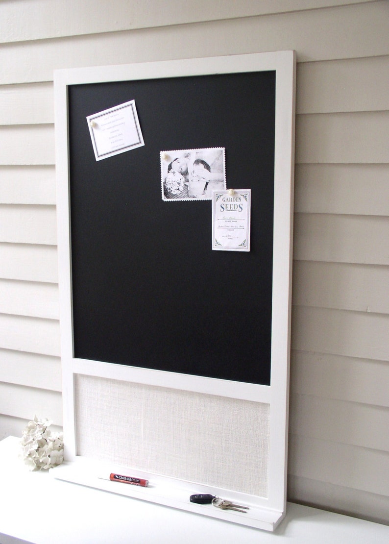 Magnetic Chalkboard Magnet Board Message Center 26.5 X 38.5 - Etsy