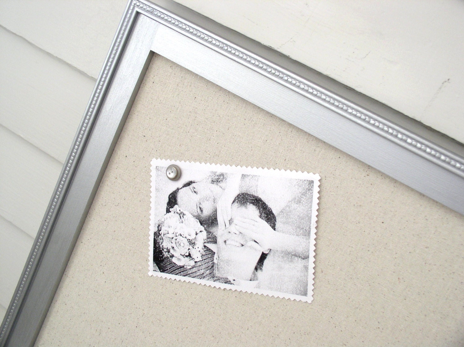 BULLETIN BOARD Framed Magnetic Memo Board 26.5 x 38.5 | Etsy