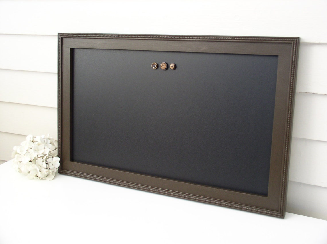 Elegant Magnetic Chalkboard - Bulletin Board Magnet Board With Handmade ...