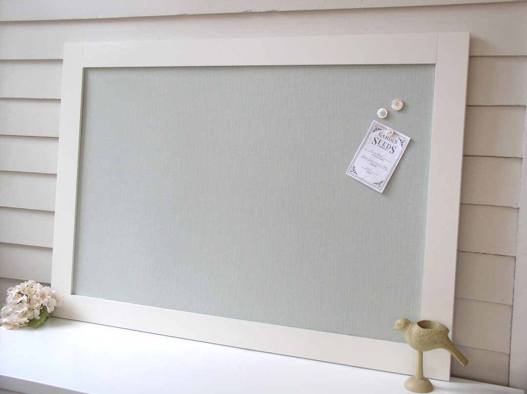 MAGNET BOARD Bulletin Board Framed Magnetic Memo Board Deluxe Size With ...