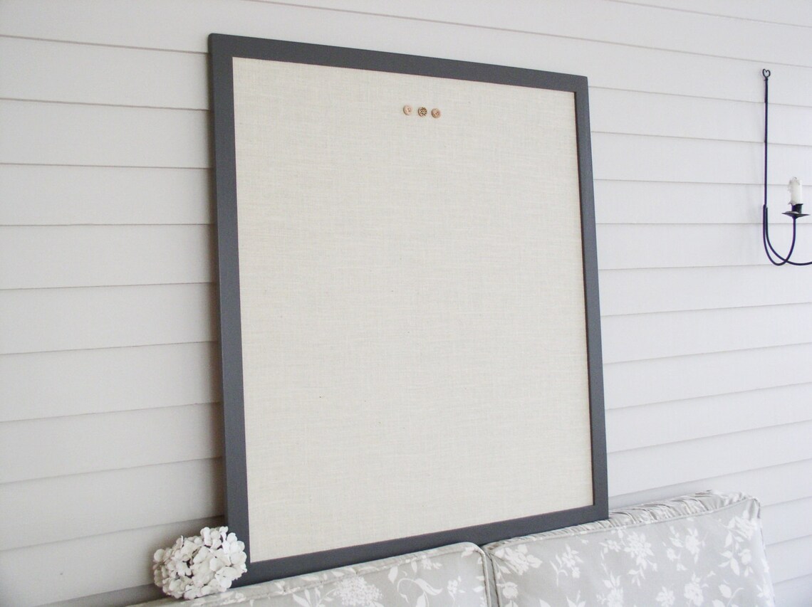 Supersized HUGE Magnetic Bulletin Board With Our Handmade Wood | Etsy