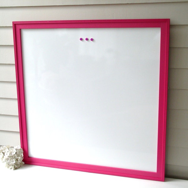 Hot Pink Frame Bulletin Board - Etsy