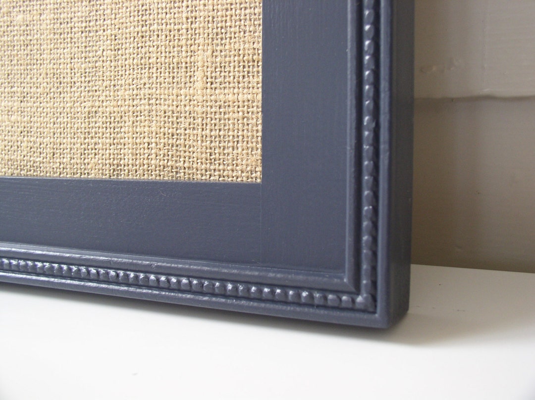 Boys Navy Blue Magnet Board - Framed Bulletin Board 14.5 X 14.5" With ...