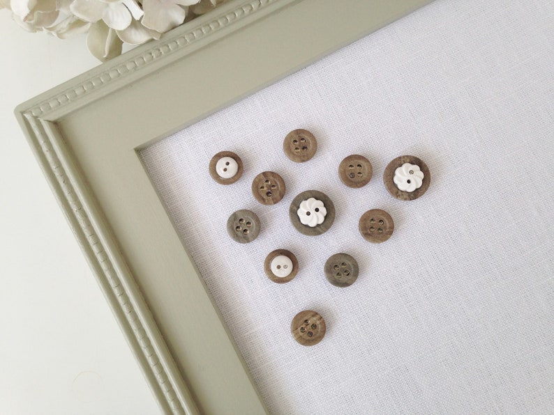 Strong Magnets Vintage Button Style Barnwood Weathered Gray | Etsy