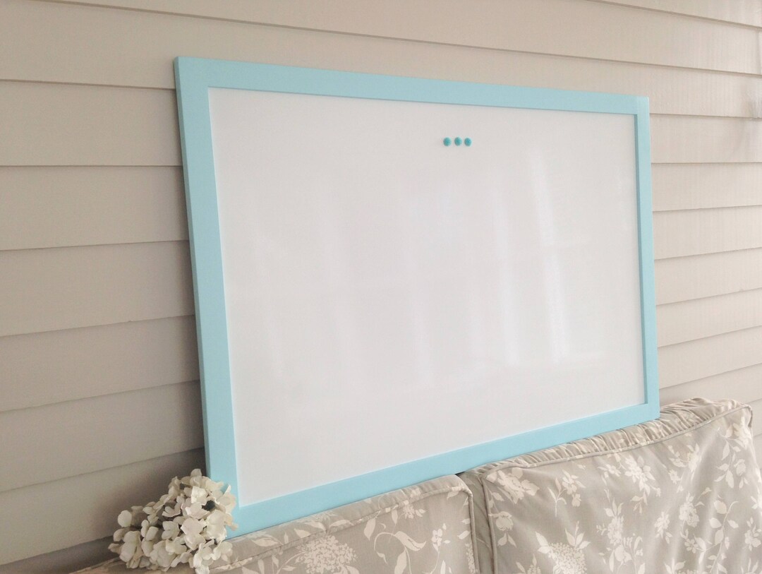 DRY ERASE Whiteboard, Extra Large MAGNETIC Board, Solid Wood Framed ...