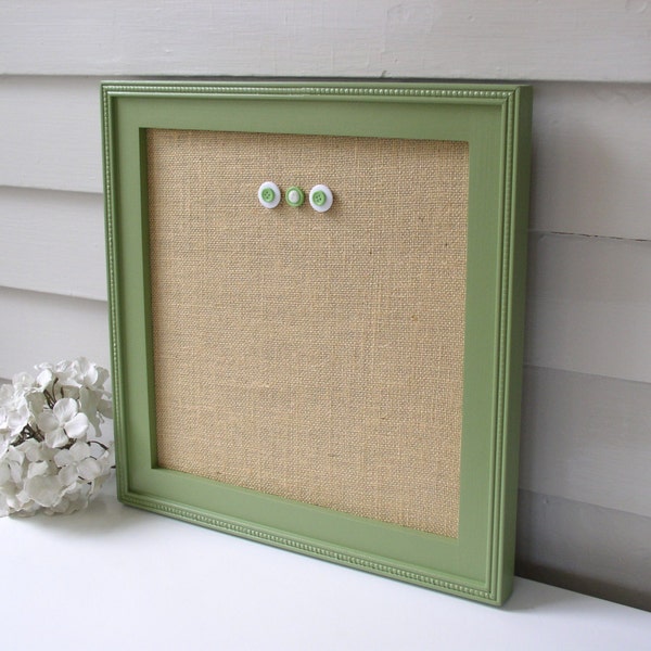 Sage Green Bulletin Board - Etsy