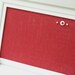 Organization Magnet Board Barn Red Burlap Magnetic Framed Bulletin ...