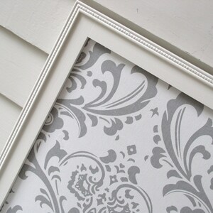 DAMASK BULLETIN BOARD Framed Magnetic Memo Board Deluxe | Etsy