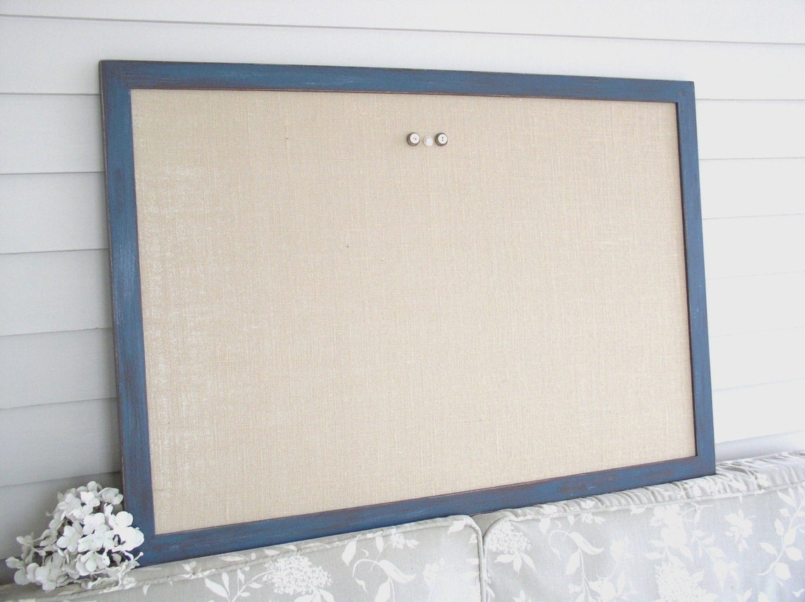 Rustic MAGNET BOARD Bulletin Board Completely Handmade Slate - Etsy