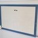Magnetic BULLETIN BOARD Modern Memo Board in Ivory White - Etsy