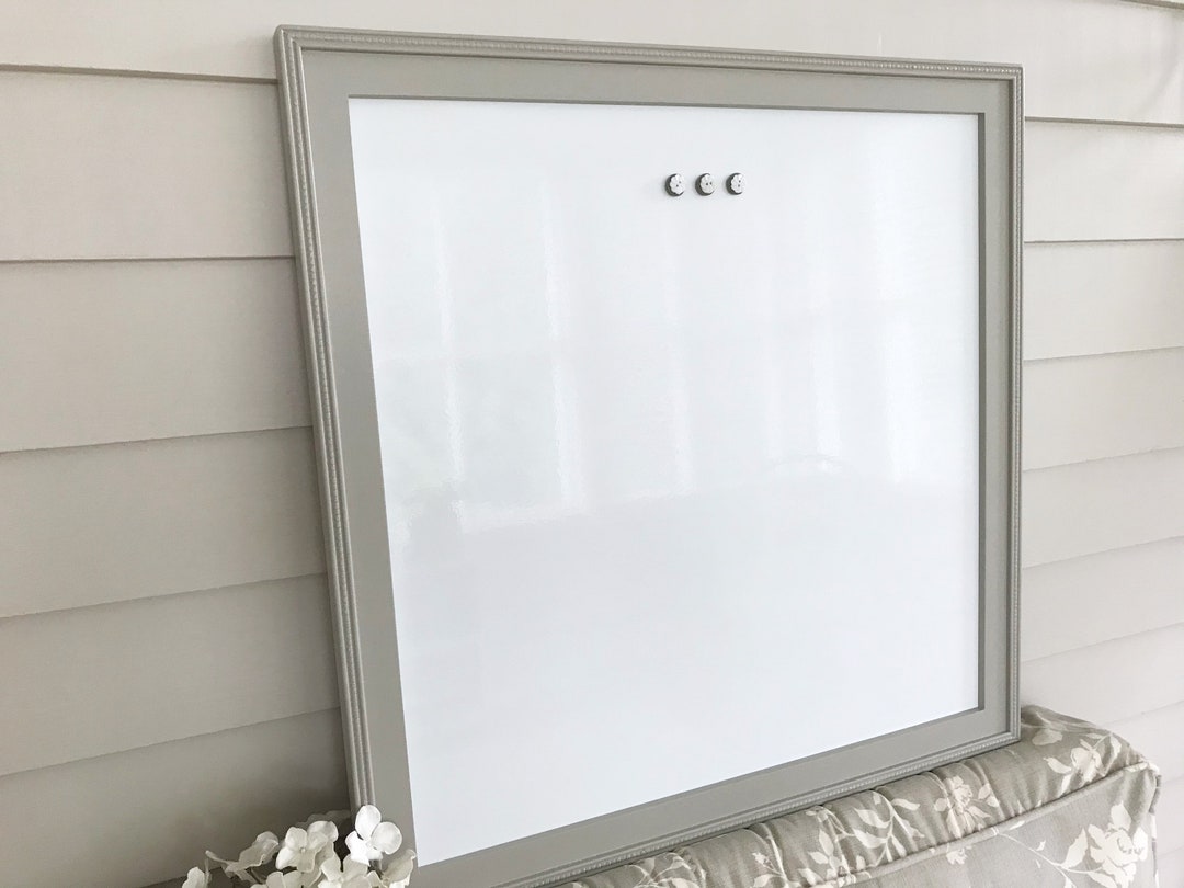 Magnetic WHITEBOARD Dry Erase Bulletin Board, 23 X 23 Inch, Solid ...