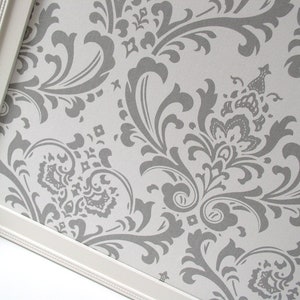 DAMASK BULLETIN BOARD Framed Magnetic Memo Board Deluxe | Etsy