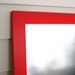 Modern Red Industrial Wood Framed Magnetic Bulletin Board 20.5 - Etsy