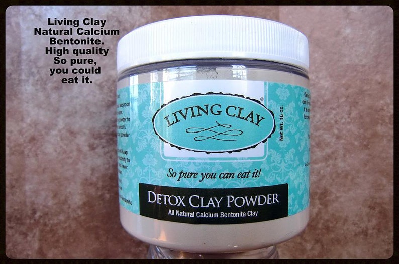 LIVING CLAY High Quality Bentonite Clay detox. So pure you | Etsy