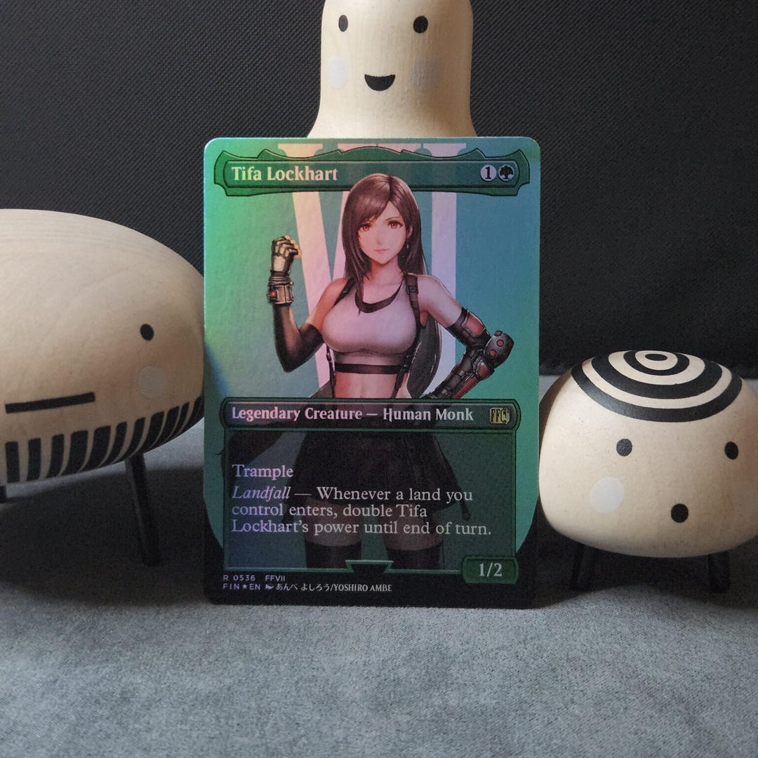 Tifa Lockhart Final Fantasy FOIL MTG PROXY - Etsy