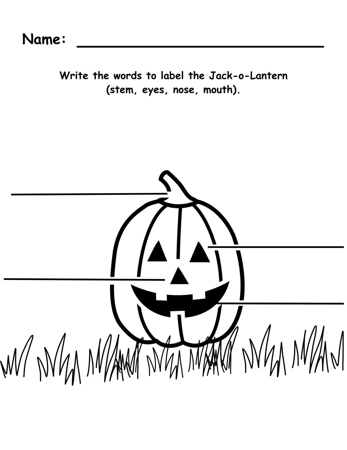 Halloween & Fire Safety Preschool Worksheets – Ages 4-5 (printable PDF ...