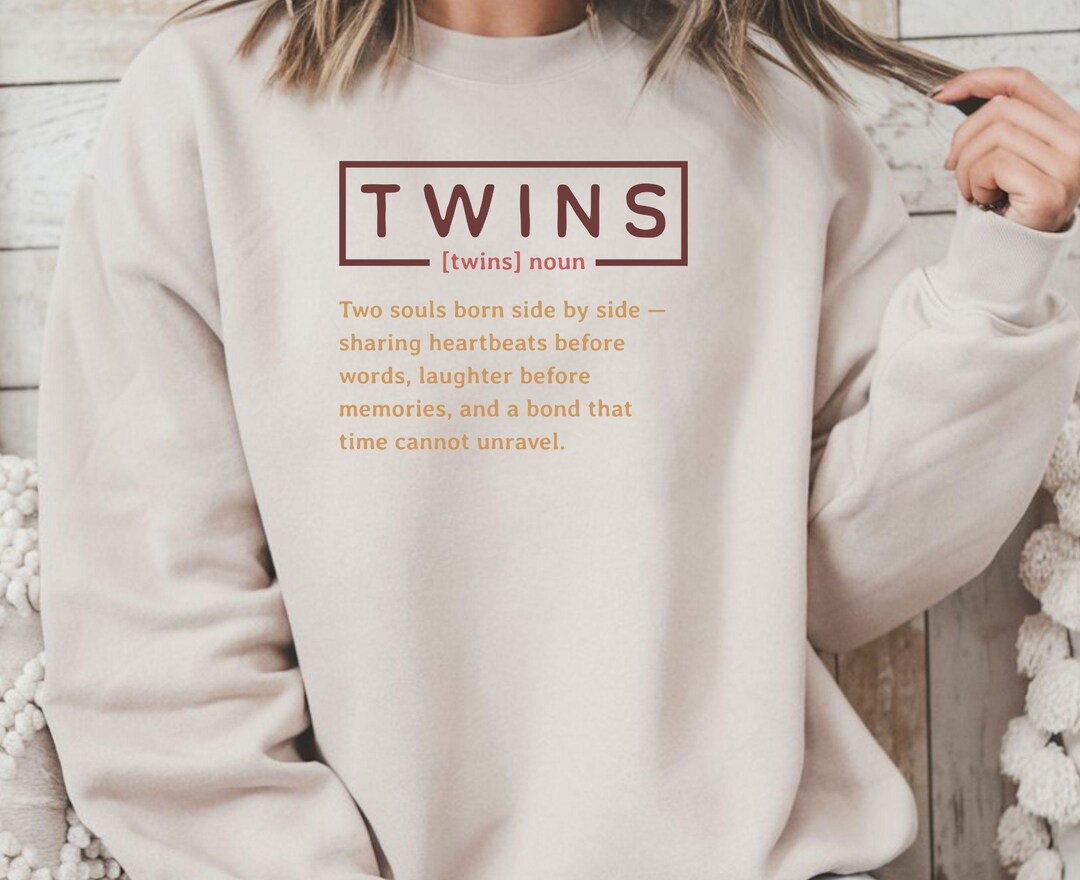 Twins Definition Design – Heartfelt Words PNG Clipart for Print on ...