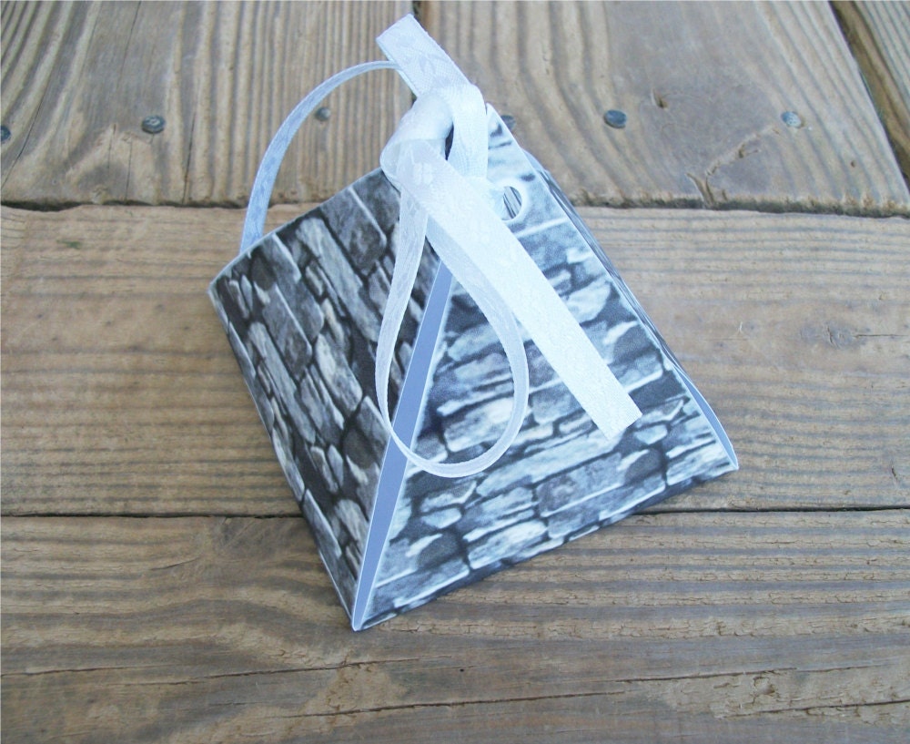 Ancient Egyptian Pyramid Favor Box Realistic Stone Printable Gift ...