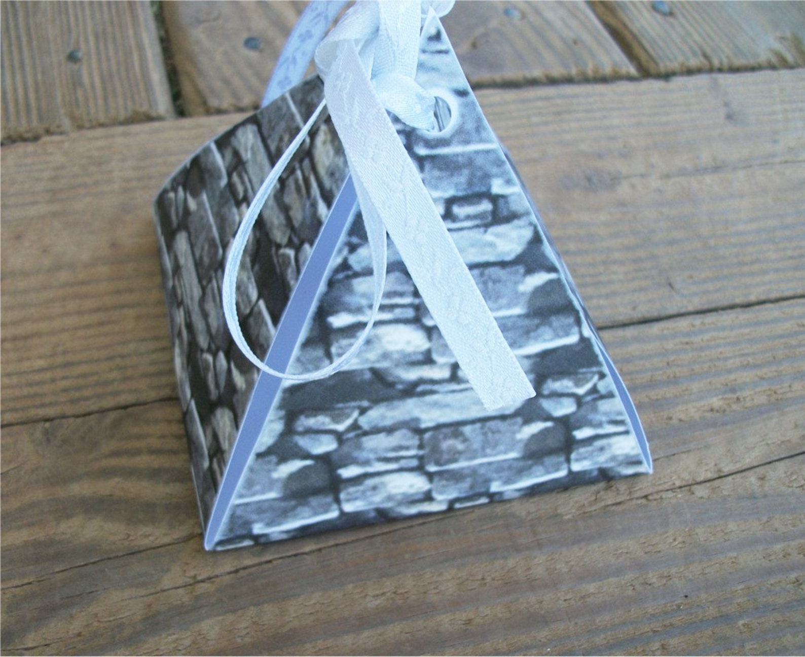 Ancient Egyptian Pyramid Favor Box Realistic Stone Printable Gift ...