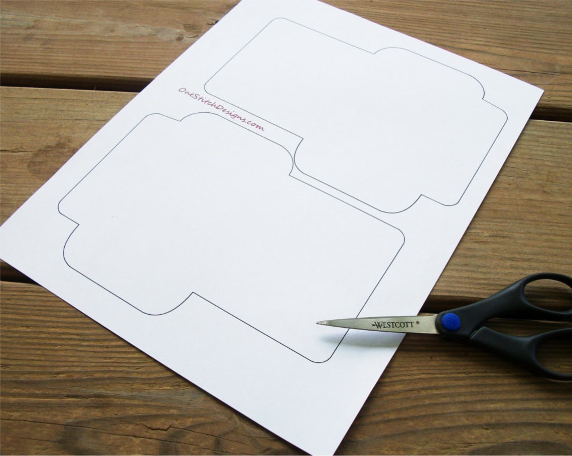 Printable Tea Bag Envelope Template or Seed Packet Template - Etsy