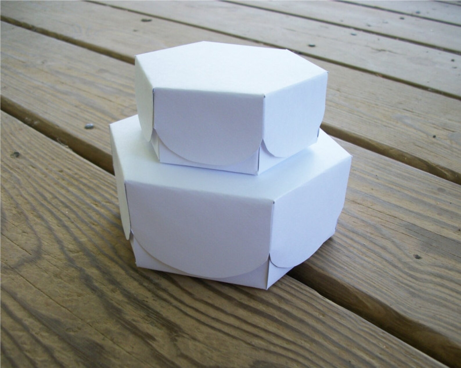Printable Template: Large Petal Box Template 2 Pieces PDF, PNG, and ...