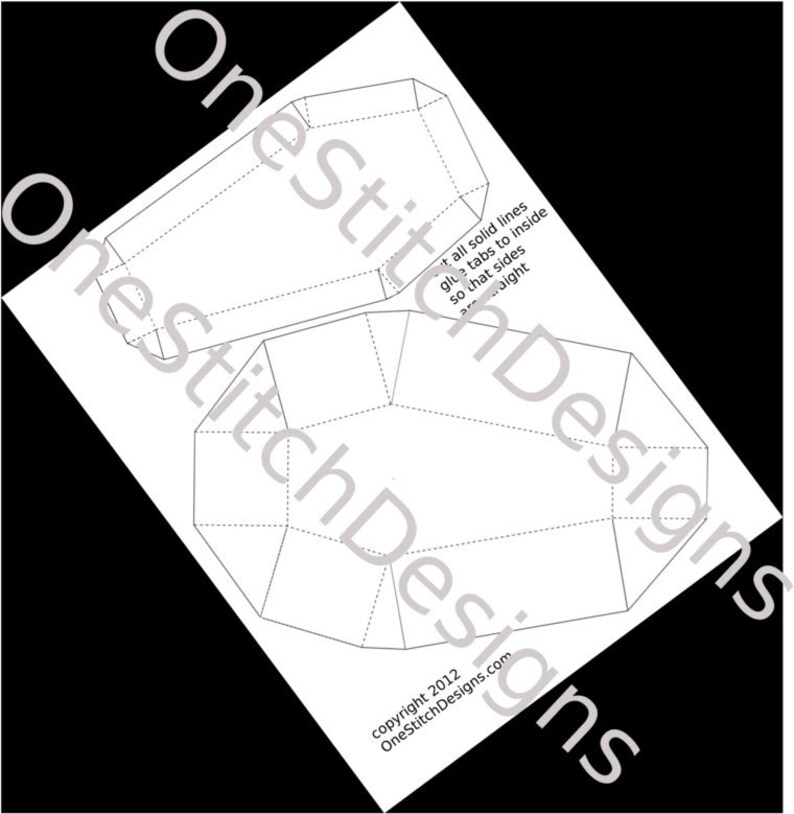 Coffin Printable Halloween Favor Box Blank Template DIY Halloween Goth ...