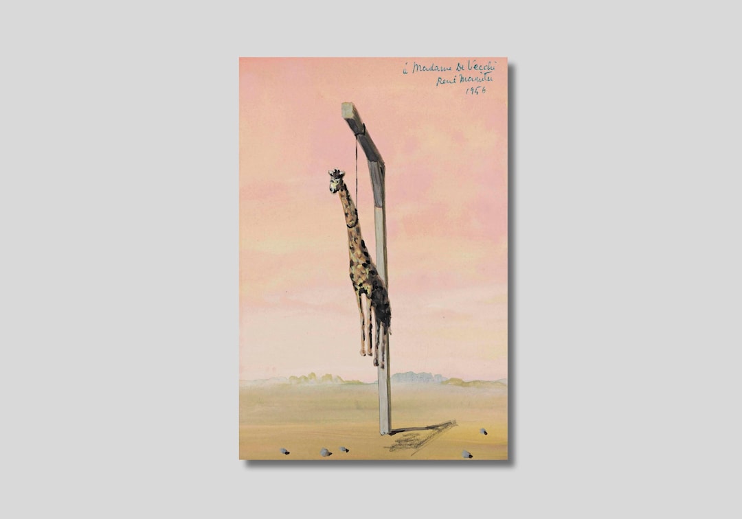 Rene Magritte - Giraffe : Canvas Wall Art - Etsy