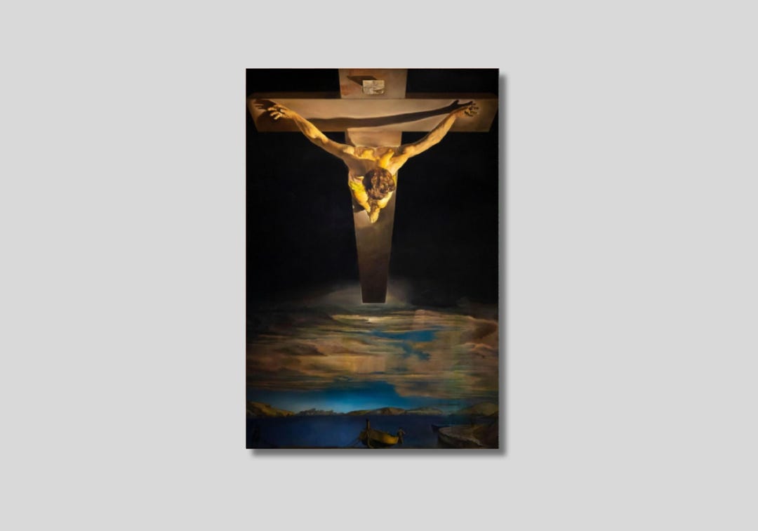 Christ of St John of the Cross by Salvador Dali Canvas Art Print,7 - Etsy