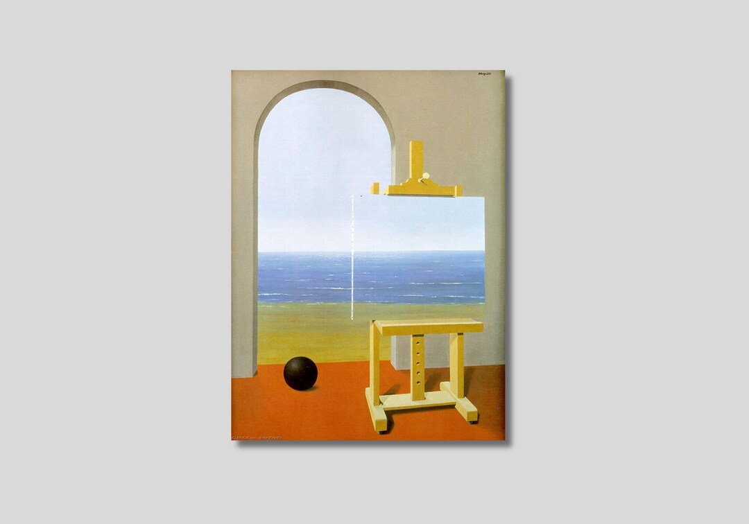 Rene Magritte - the Human Condition II . Canvas Wall Art - Etsy