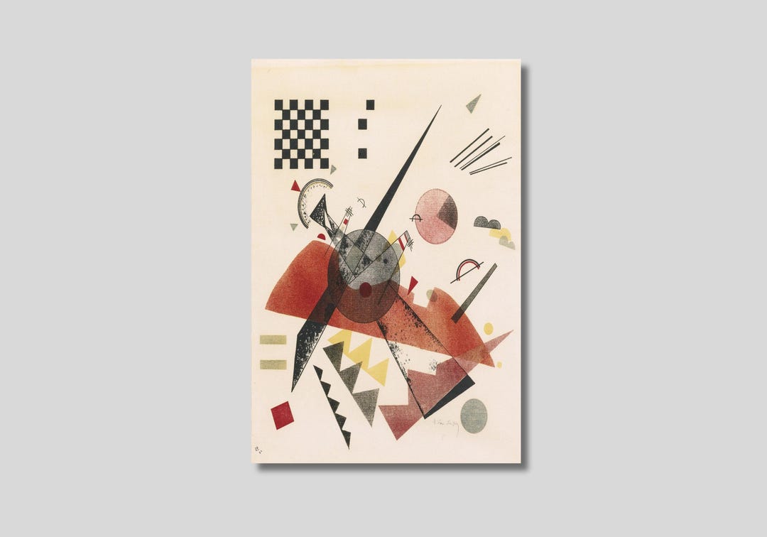 Wassily Kandinsky : Orange - Canvas Art Print, Abstract Art - Etsy