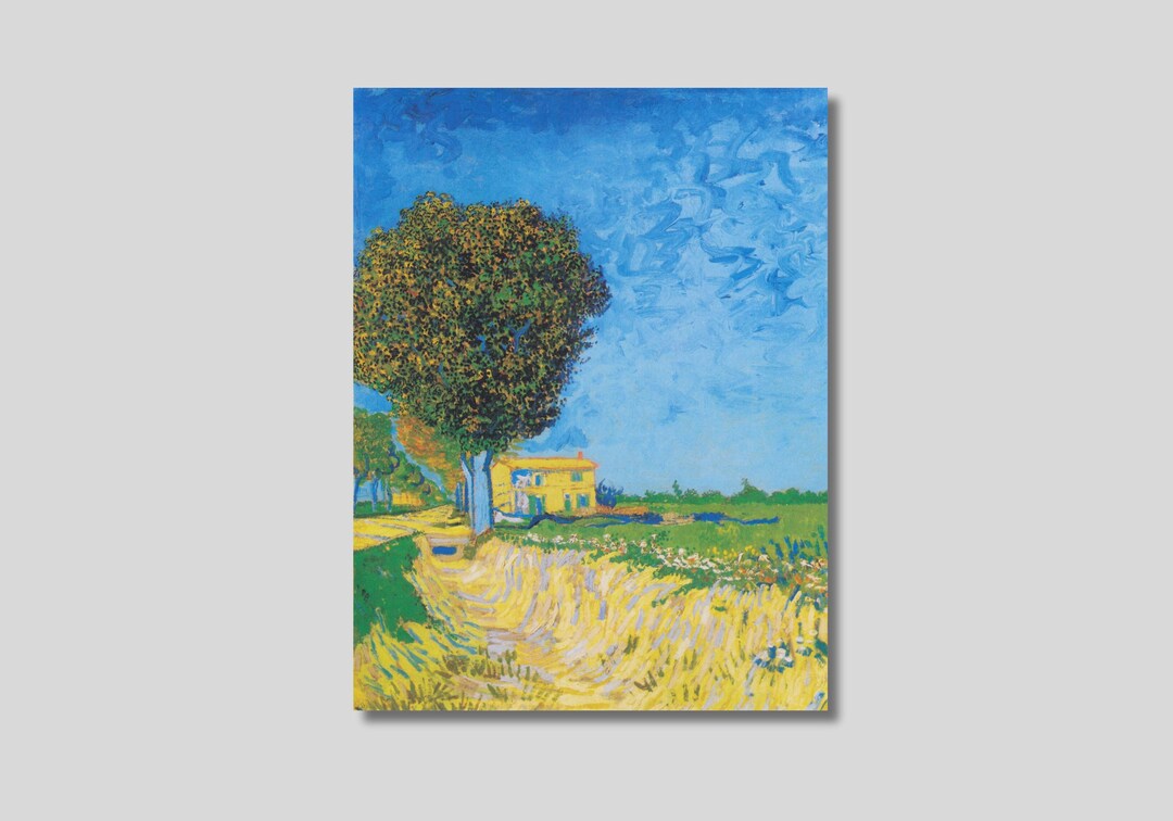 Vincent Van Gogh : A Lane Near Arles - Canvas Art Print - Etsy
