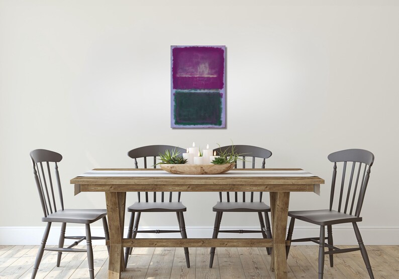 Mark Rothko : Untitled Lavender and Green - Canvas Art Print - Etsy Canada