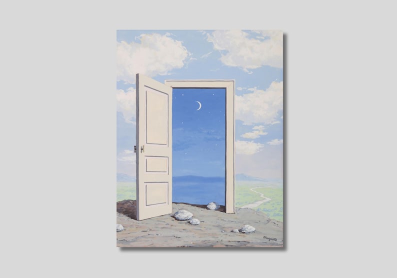 Rene Magritte - the Knowledge . Canvas Wall Art - Etsy