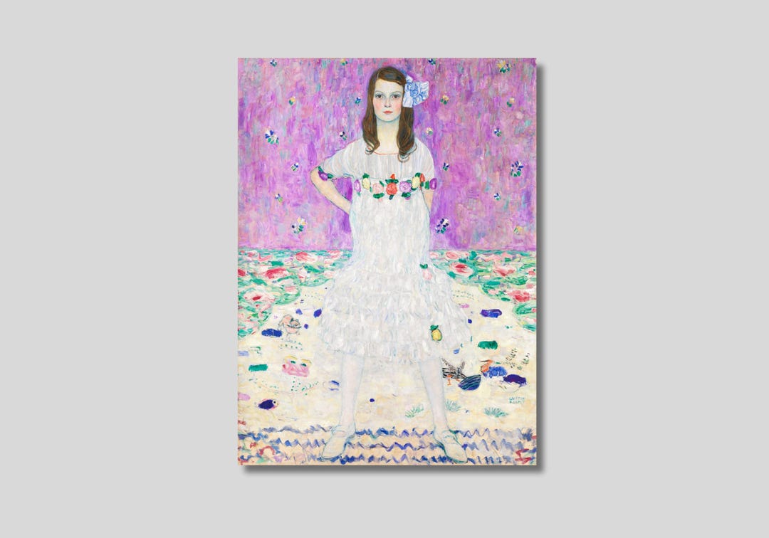 Gustav Klimt - Portrait of Mada Primavesi : Art Print. Canvas Wall ...