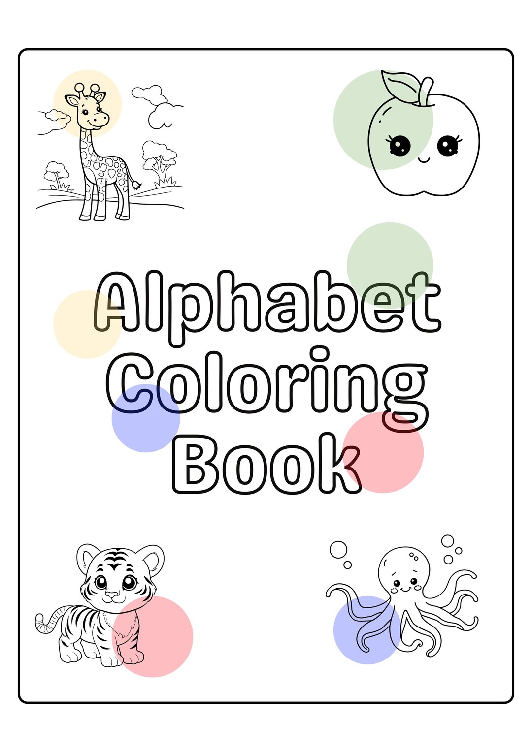Alphabet Coloring & Writing Worksheets: A-Z Printable Kids Activity ...