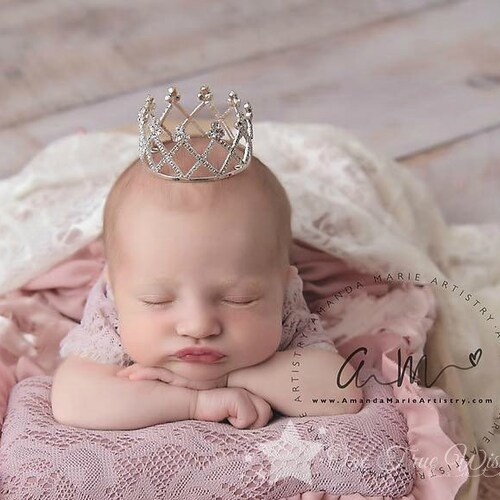 Baby Tiara Headband Baby Tiara Newborn Headband Photo Prop - Etsy