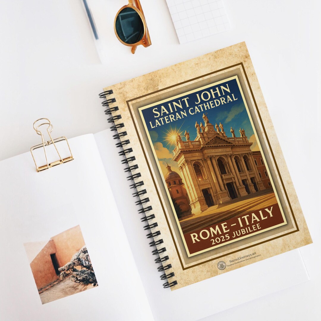 Saint John Lateran Cathedral | Spiral Notebook | Rome Italy | Catholic ...