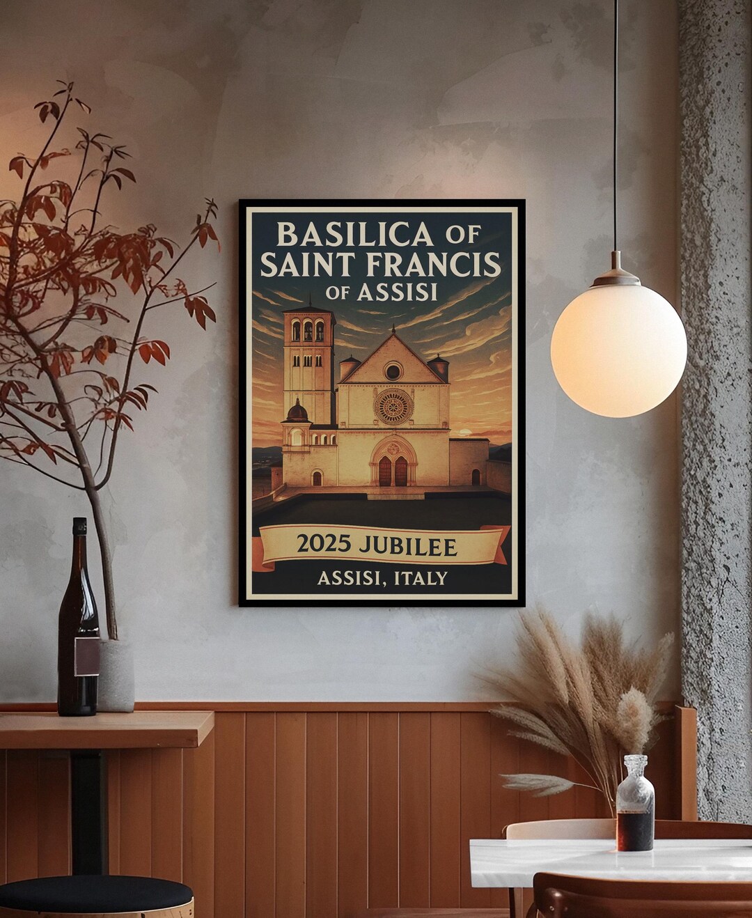 Basilica of Saint Francis of Assisi | Canvas Prints | Vintage Travel ...