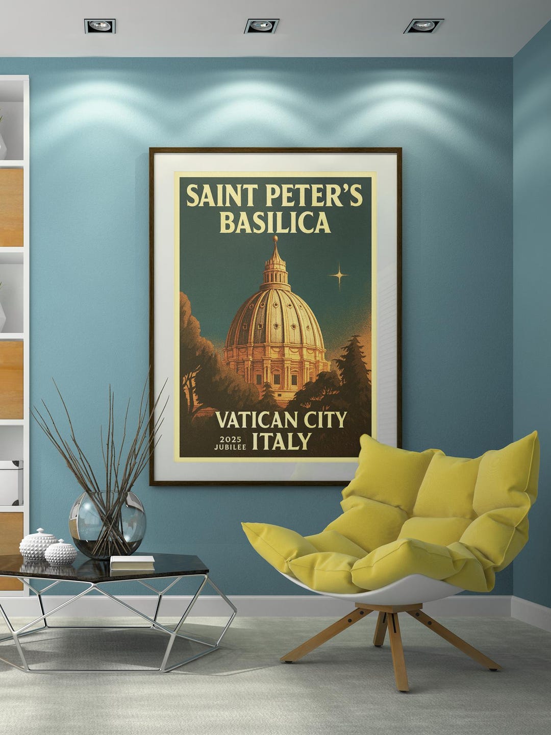 Saint Peter’s Basilica Dome | Prints - Framed or Unframed | Vintage ...