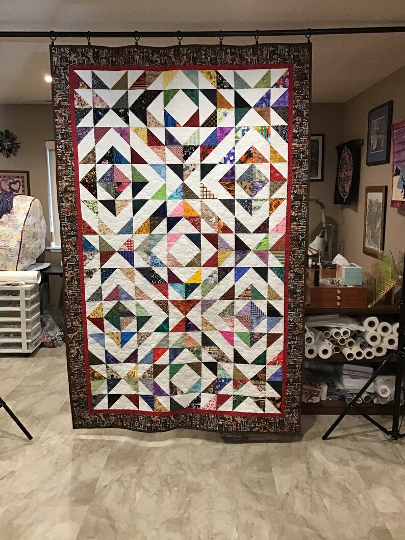 Scrappy Quilt Iron Gate - Etsy